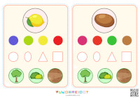 Activity sheet «Fruits and vegetables» - Download or print for free