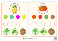 Activity sheet «Fruits and vegetables» - Download or print for free