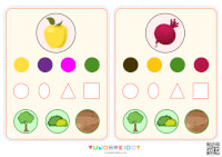 Activity sheet «Fruits and vegetables» - Download or print for free