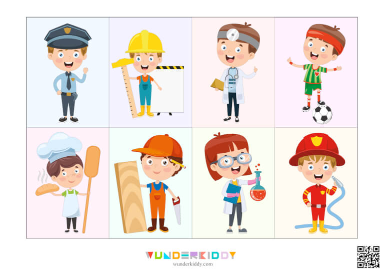 Activity sheet «Getting to know the professions» - Download or print ...