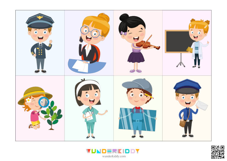 Activity sheet «Getting to know the professions» - Download or print ...