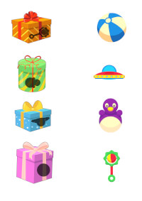 Activity sheet «Choose a gift» - Download or print for free