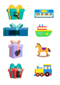 Activity sheet «Choose a gift» - Download or print for free