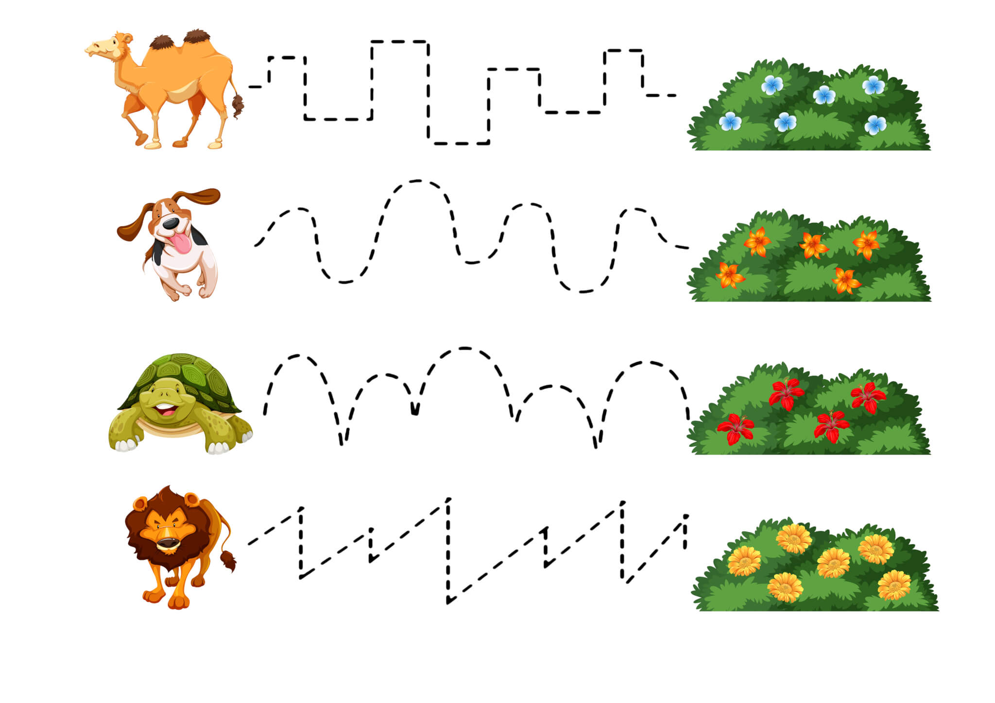 Free Printable Kindergarten Handwriting Practice Worksheet