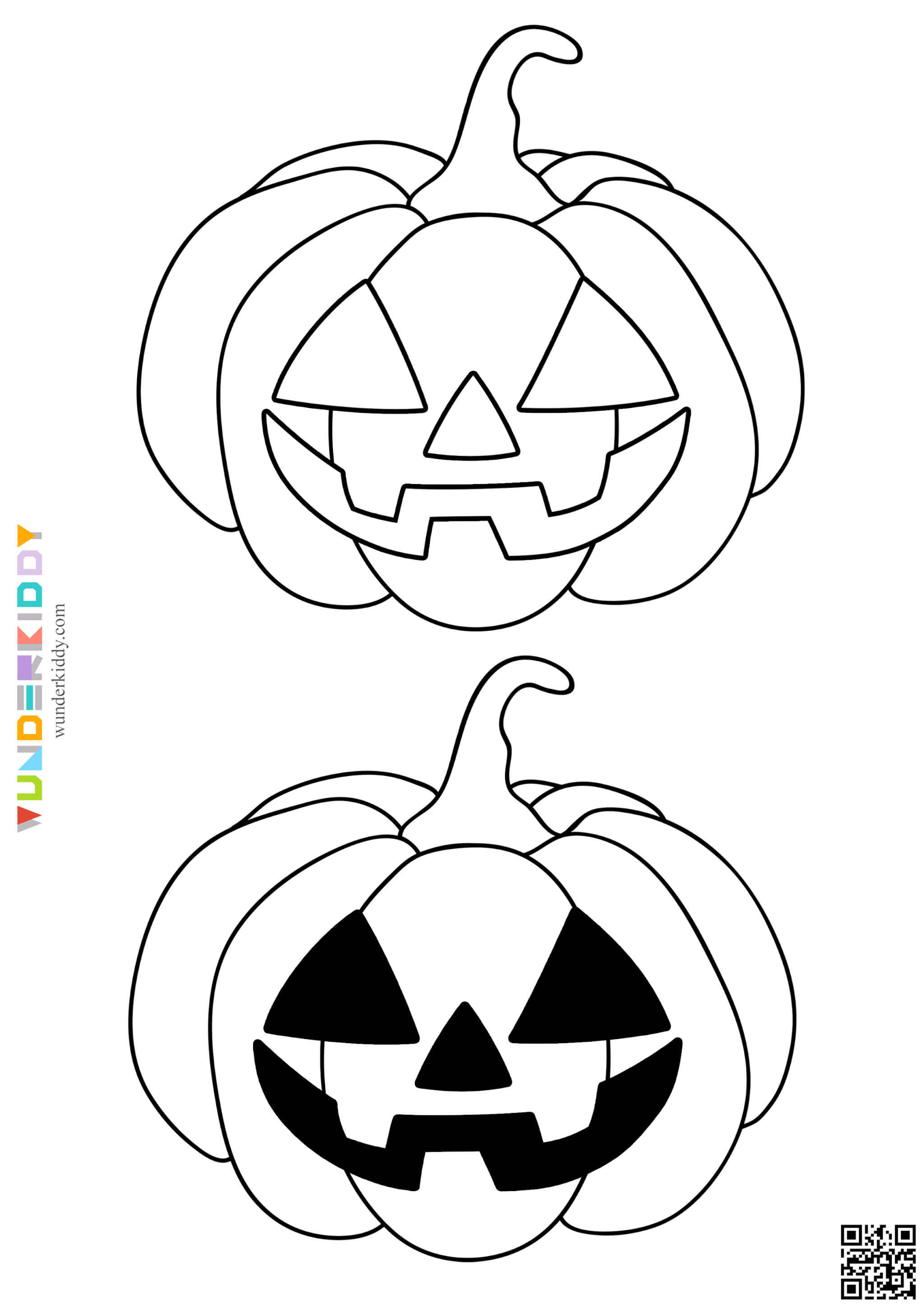 Easy Halloween Crafts For Kids Free Printable Template Easy Halloween Crafts For Kids Free Printable Template