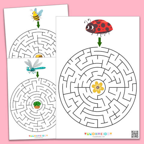 Printable Tracing Pre-Writing Worksheets for Kids