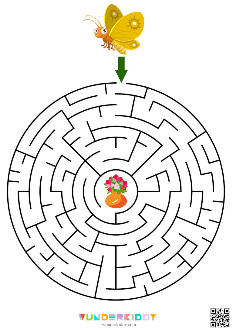 Worksheets «Help to find the way» - Download or print for free