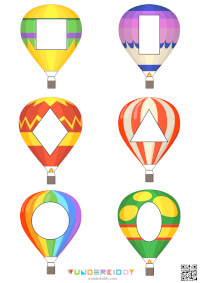 Activity sheet «Hot air balloon» - Download or print for free