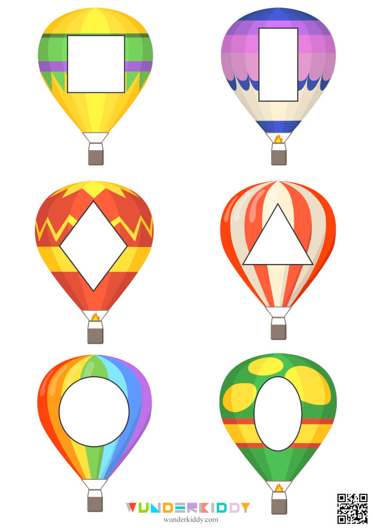 Activity sheet «Hot air balloon» - Download or print for free