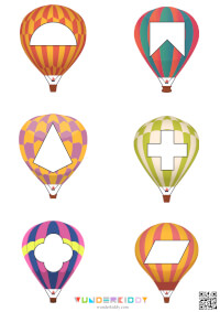 Activity sheet «Hot air balloon» - Download or print for free