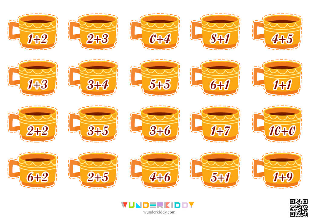 Activity sheet «Hot tea» - Download or print for free