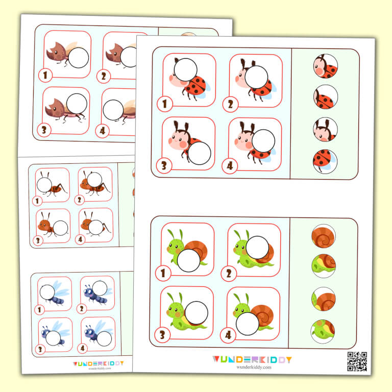 Printable Learning Activities and Games for 3-4 Year Olds