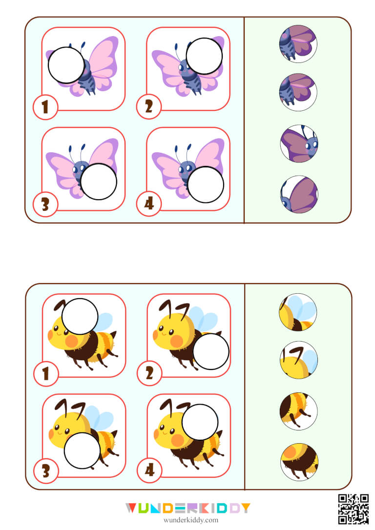 Activity sheet «Insects» - Download or print for free