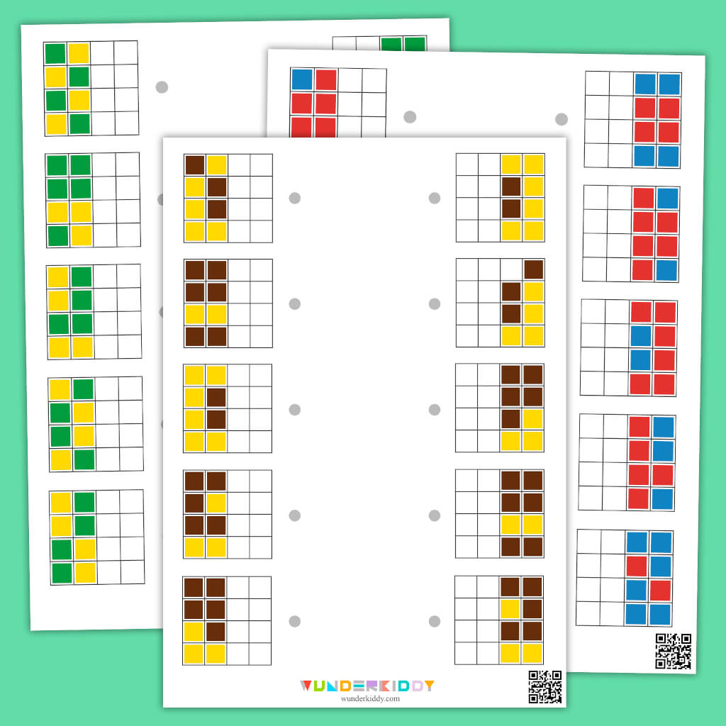 Printable Symmetry Matching Worksheets for Preschoolers