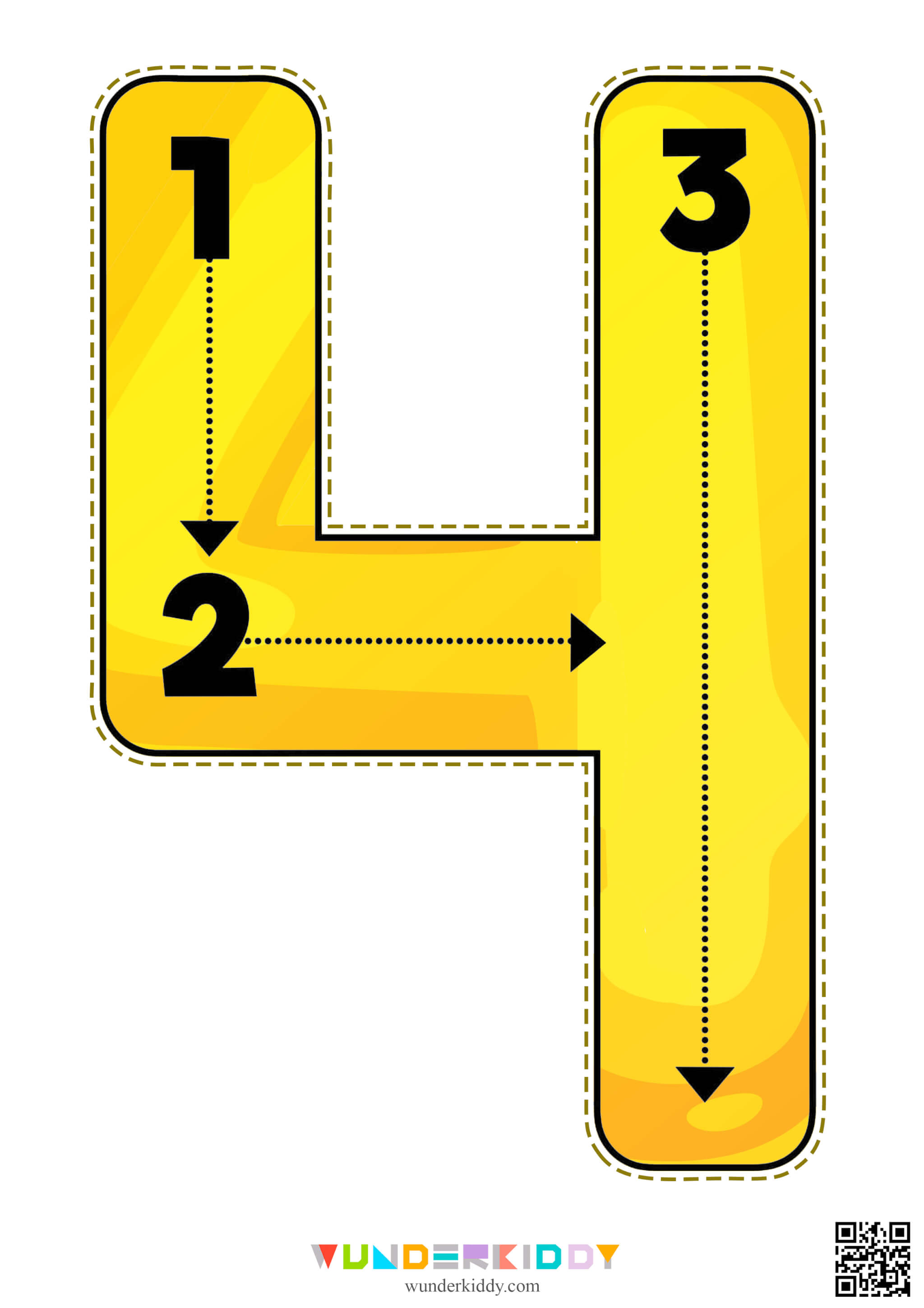Cutting And Tracing Templates Numbers 1 10 To Practice Writing Skills