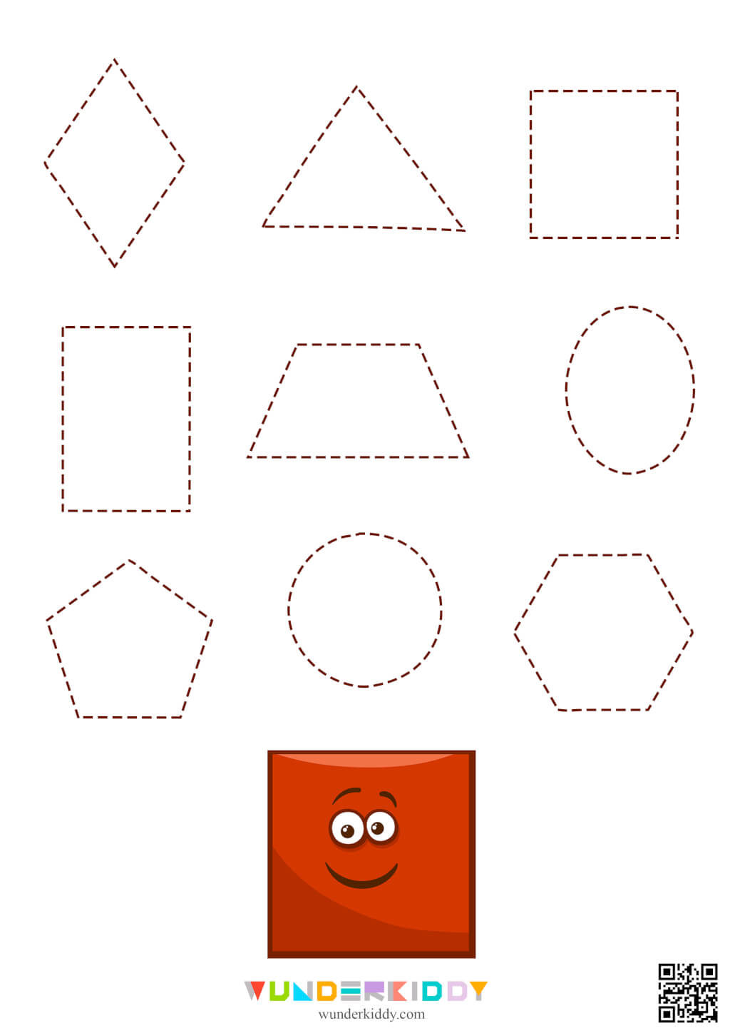 Worksheets «Outline objects» - Download or print for free