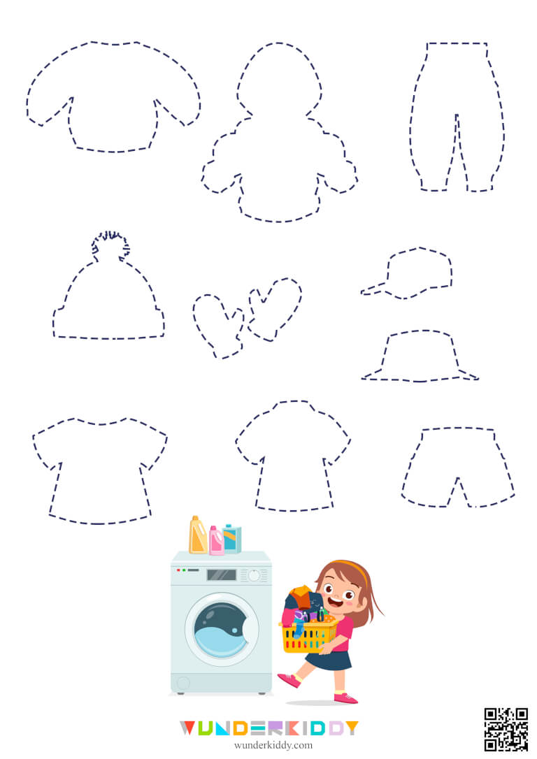 Worksheets «Outline objects» - Download or print for free