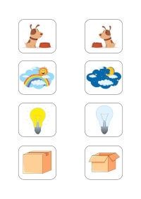 Flash cards «Find the opposite» - Download or print for free