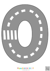 Printable Parking Lot Numbers Activity