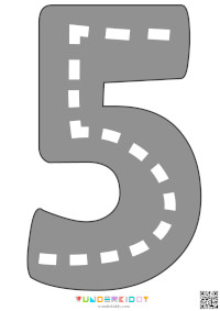 Printable Parking Lot Numbers Activity