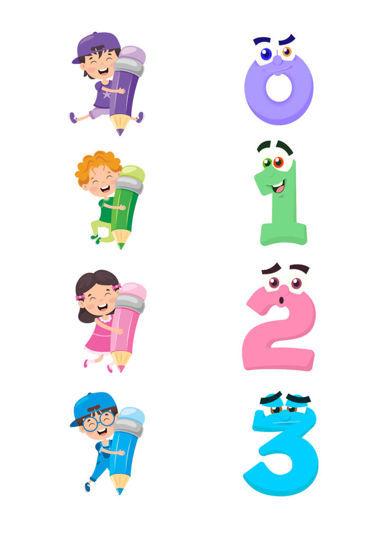 Activity sheet «Pencils and numbers» - Download or print for free