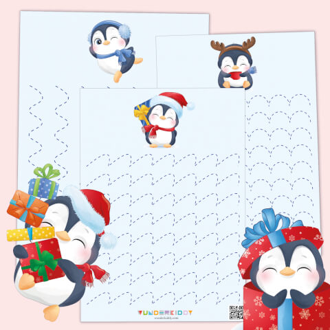 Printable Tracing Pre-Writing Worksheets for Kids