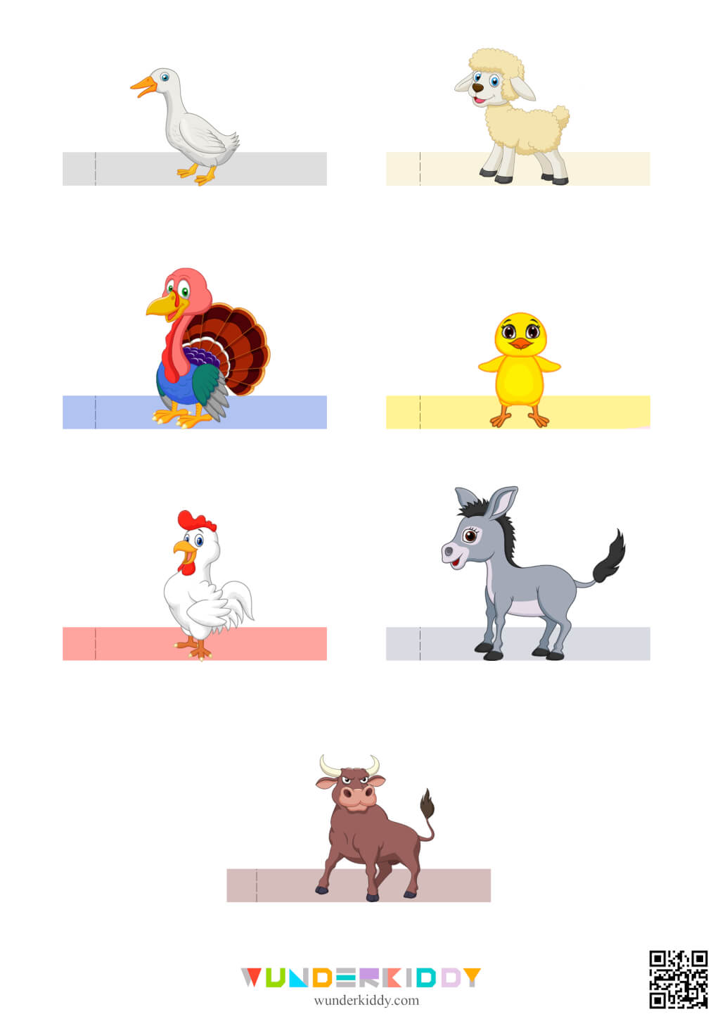 Activity sheet «Pet finger puppets» - Download or print for free