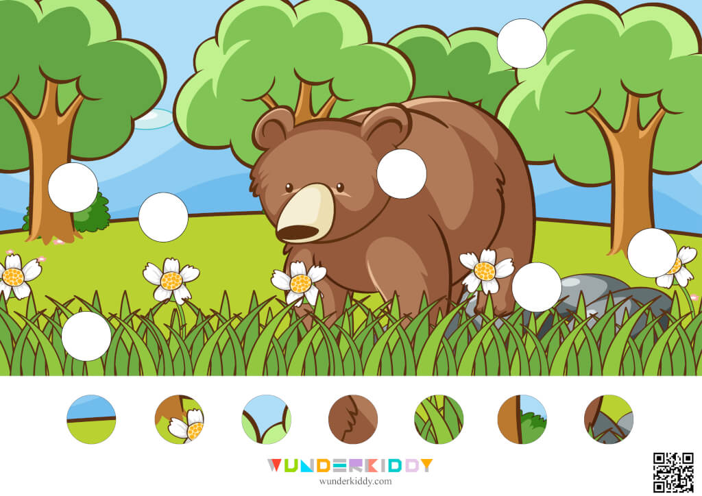 Activity sheet «Match a patch» - Download or print for free