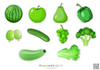 Activity sheet «Bowls of vegetables and fruits» - Download or print for ...