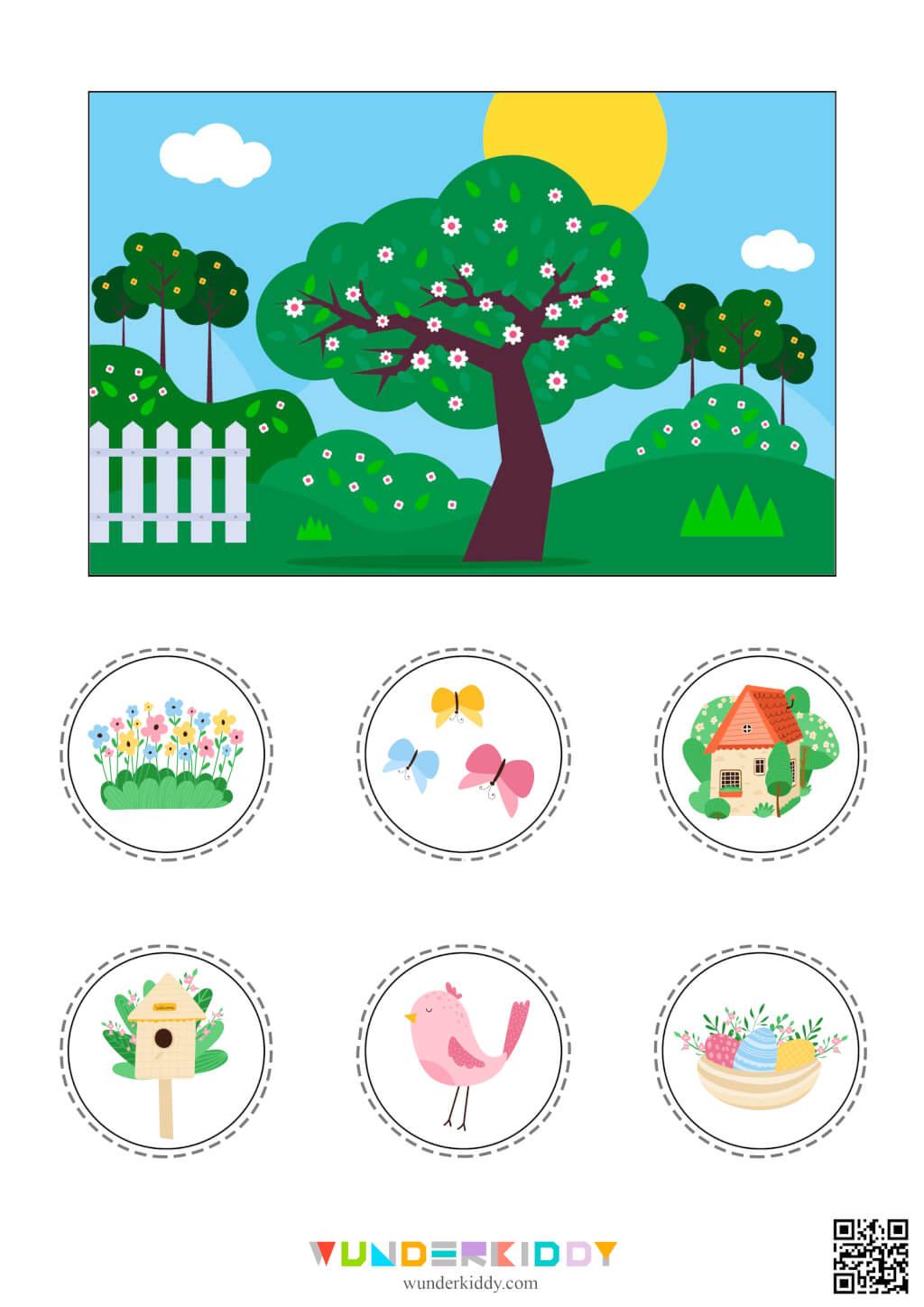 Activity sheet «Four seasons» - Download or print for free