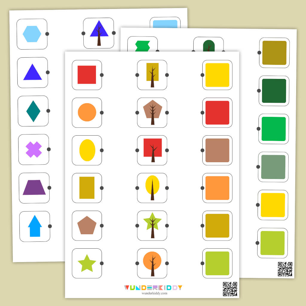 Shape and Color Matching Game: Visual Analysis Activity