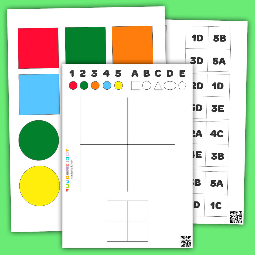 Printable Shapes Logical Thinking Worksheet for Preschool