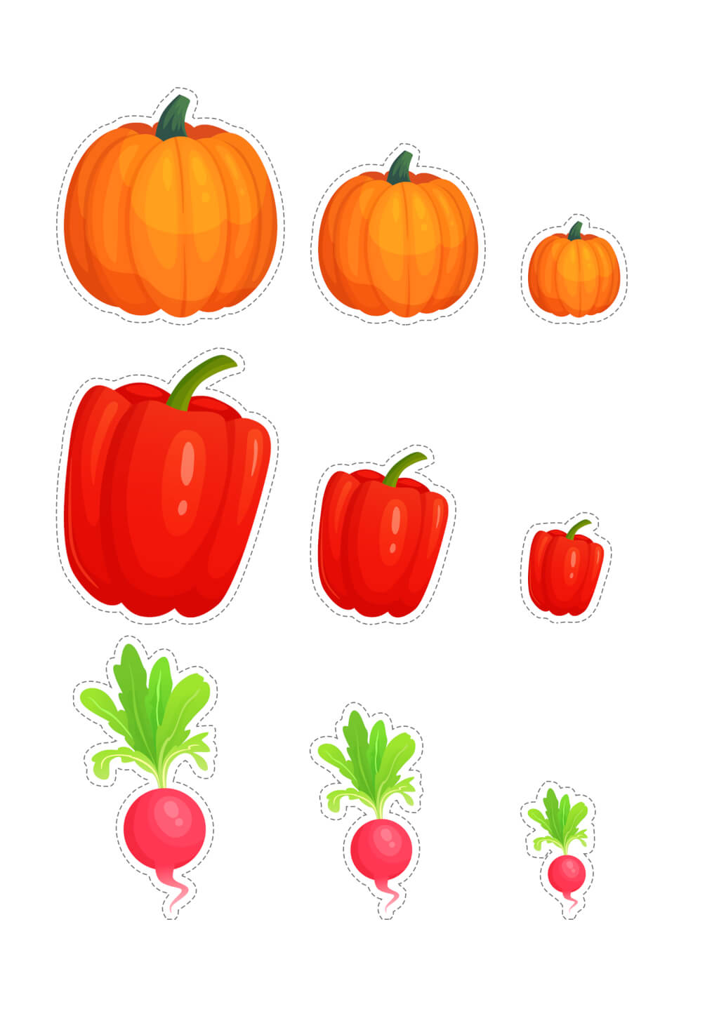 Activity sheet «Small, large or medium» - Download or print for free