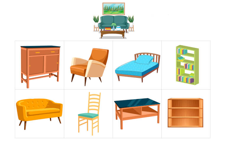 Activity sheet «Group objects» - Download or print for free