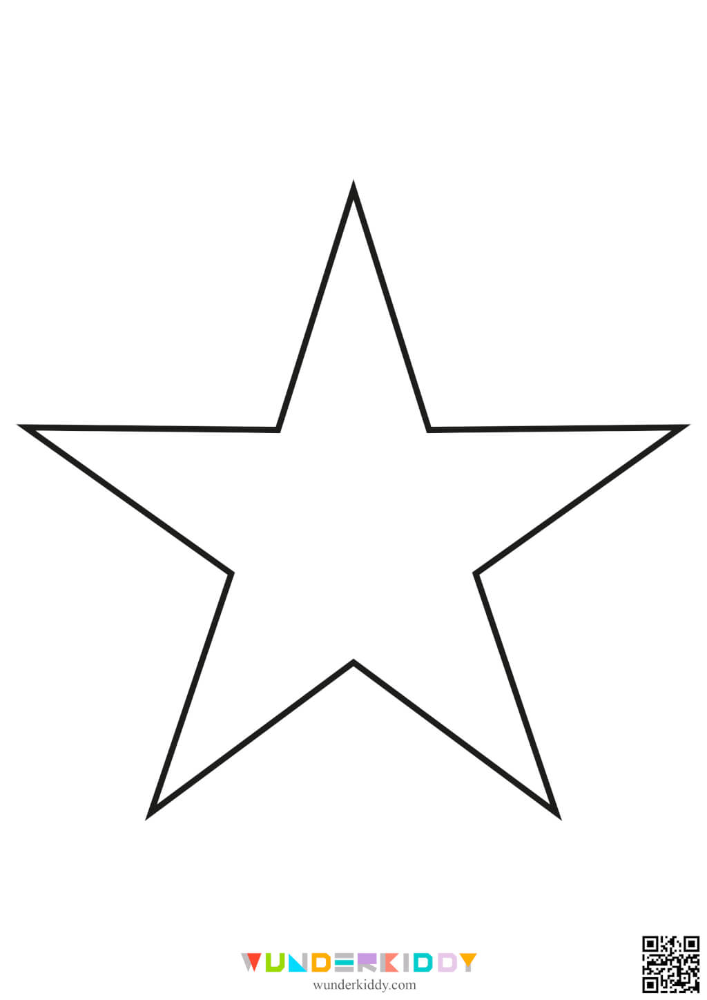 Printable Star Templates for Free in Small, Medium or Large Sizes