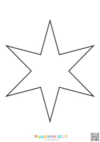 Printable Star Templates for Free in Small, Medium or Large Sizes