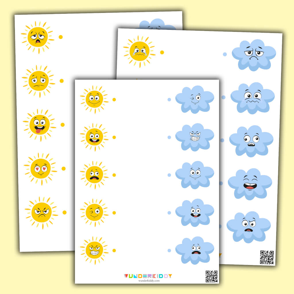 Cloud Worksheets For Kindergarten