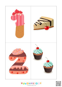 Activity sheet «Sweet numbers» - Download or print for free
