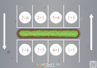 Activity sheet «The parking lot» - Download or print for free