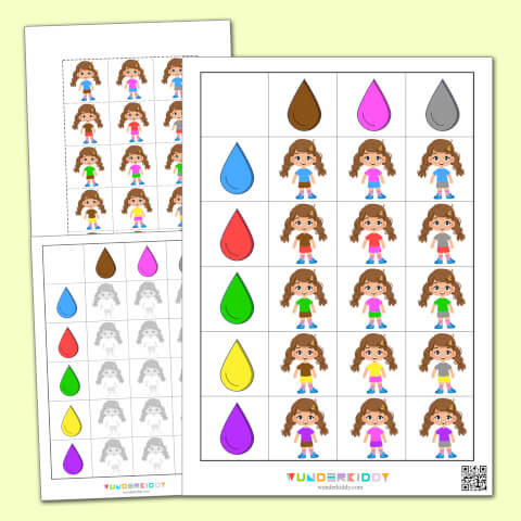 Seasonal Clothes Printable Activities for Kids