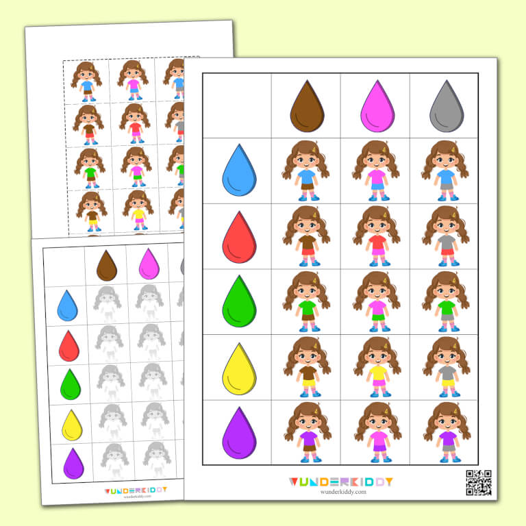 Seasonal Clothes Printable Activities for Kids