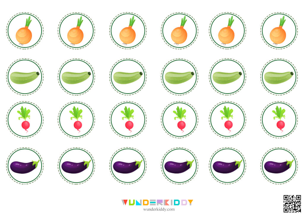 Activity sheet «Vegetable basket» - Download or print for free