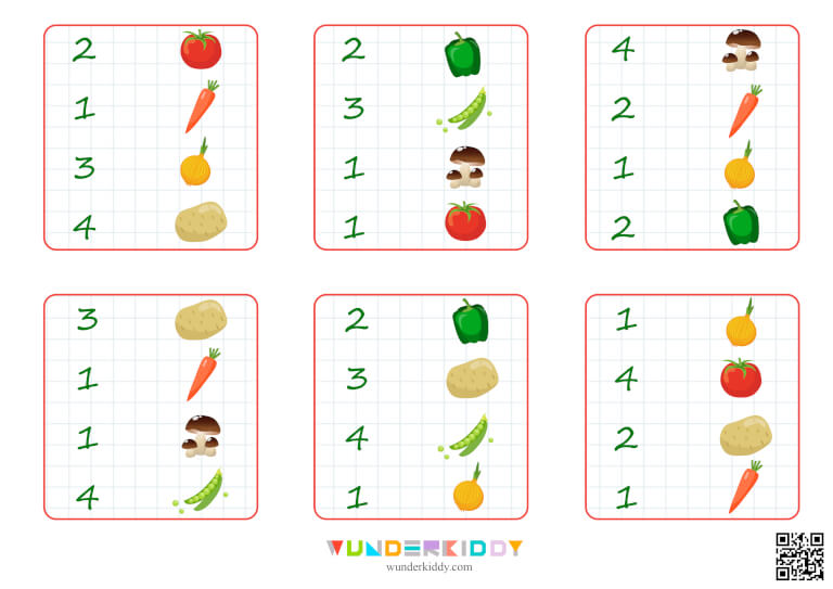 Activity sheet «Vegetable soup» - Download or print for free