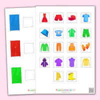 Seasonal Clothes Printable Activities for Kids