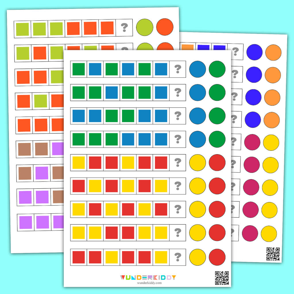Free Printable What Comes Next Worksheets for Kindergarten