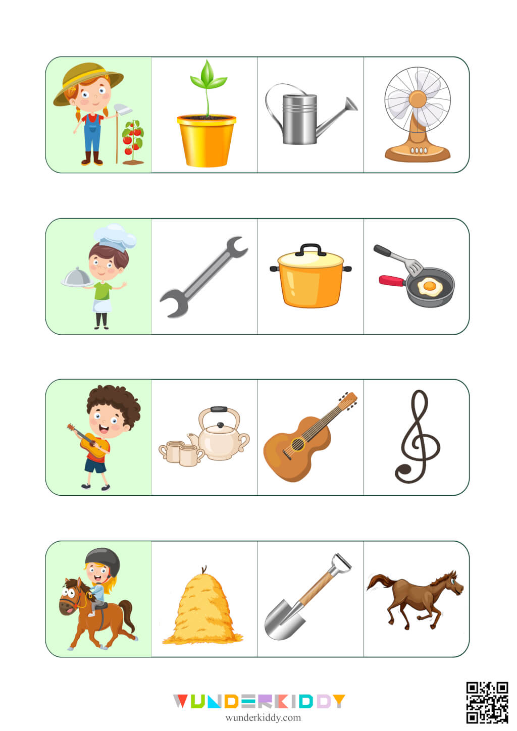 Activity sheet «What is unnecessary for the profession?» - Download or ...