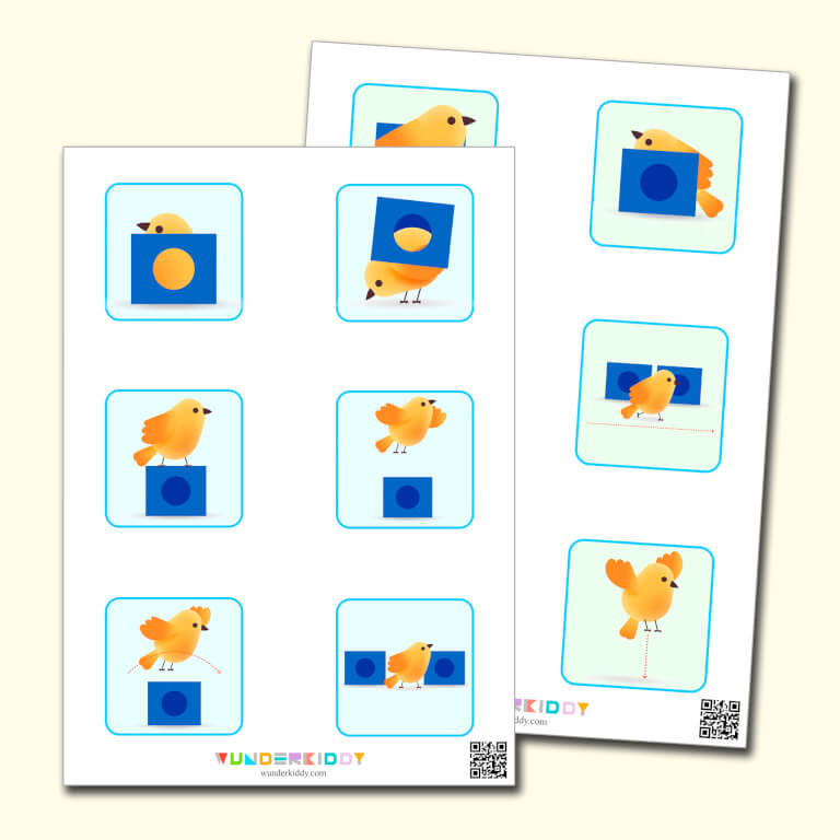 Flash cards «Finger counting» - Printable PDF for play and learn